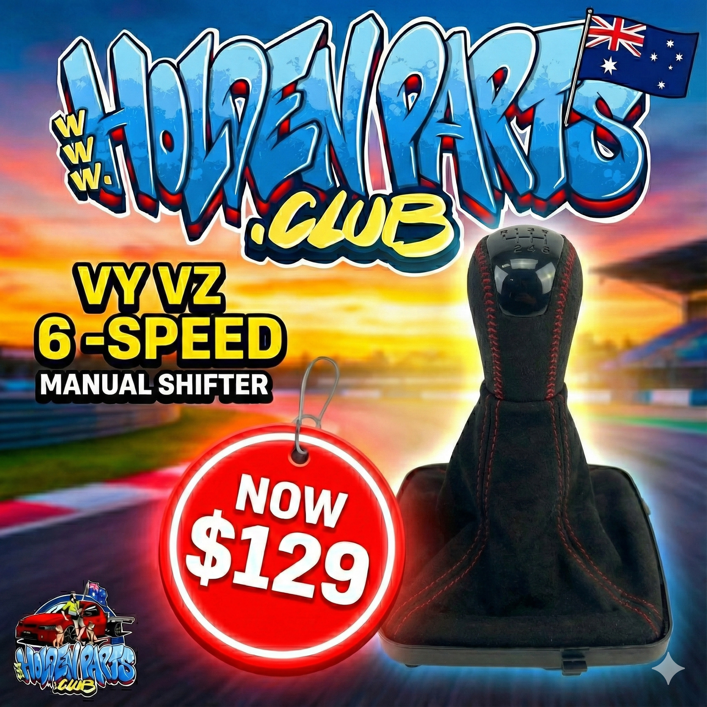 Holden Commodore V8/V6 VY VZ Gear Shifter Knob with Boot – Holdenparts.club